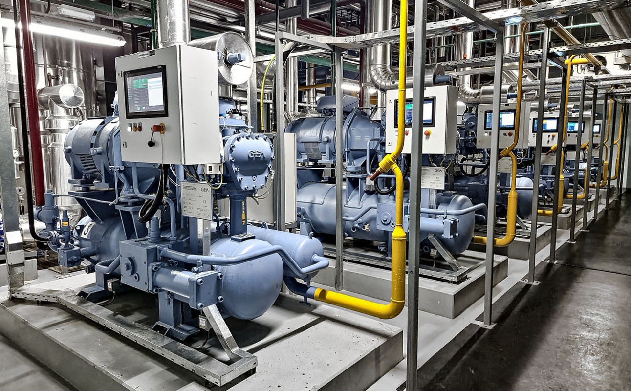 High-Efficiency Cooling System for Yoghurt Production Facility High-Efficiency Cooling System for Yoghurt Production Facility